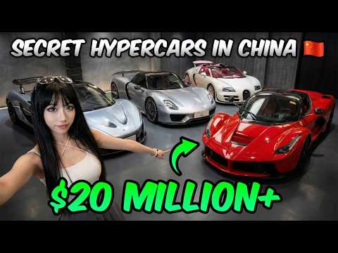Besichtigung einer geheimen Hypercar-Sammlung in China (im Wert von über 20 Millionen US-Dollar) ...