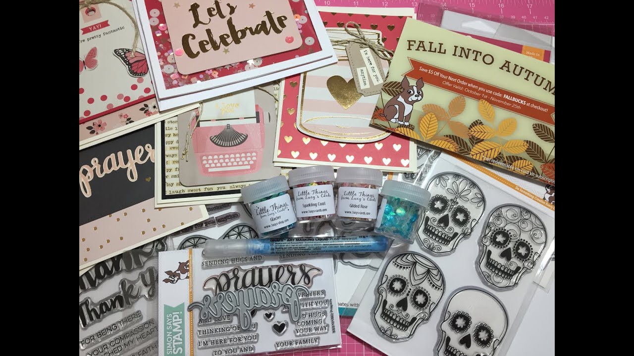 September 2015 Collective Card Making Haul | Stellar Crafts by Pam ...