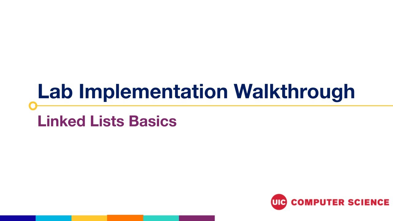 Linked Lists Basics C Implementation And Walkthrough Youtube 8551