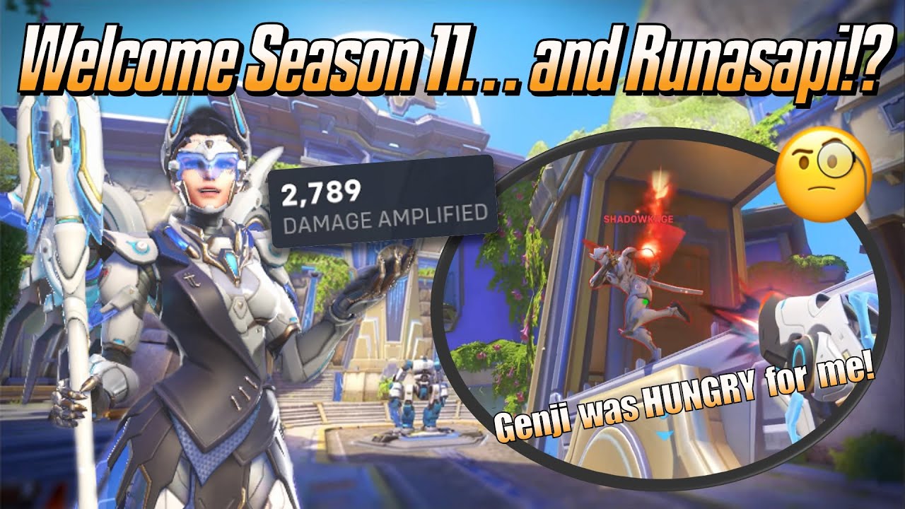 Welcome Season 11... and Runasapi!? 🧐 - Mercy Gameplay & Commentary ...