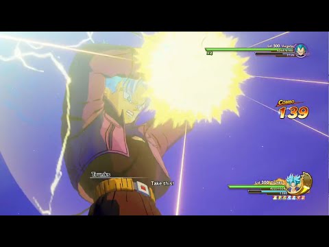 Trunks SSGSS VS Vegeta SSGSS - YouTube