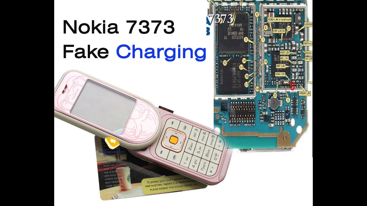 Nokia 7373 Fake Charging Repair Tutorial Tahvo Replacement / Naprawa ładowania - YouTube
