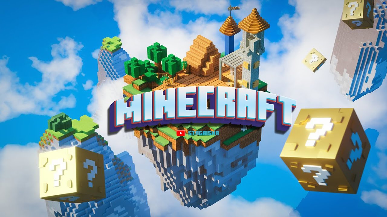 Menghadapi Perang Keberuntungan Di Langit | Minecraft - YouTube