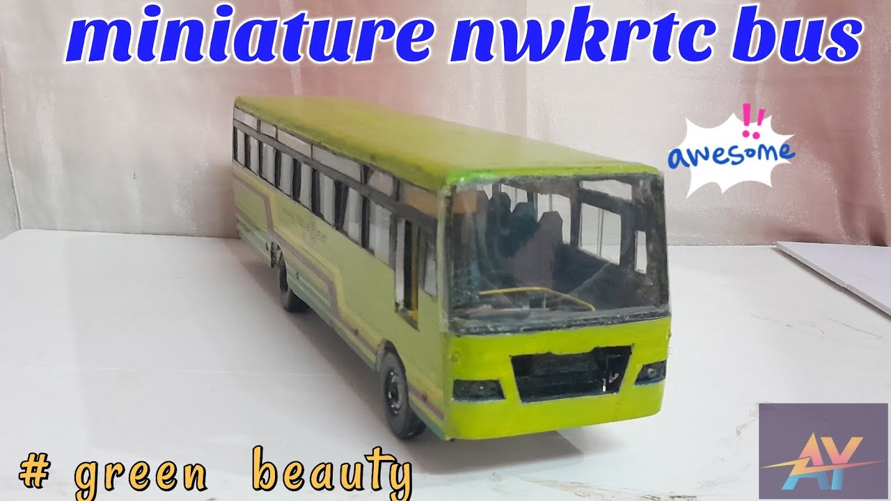 How to make miniature nwkrtc bus/ay glitz - YouTube