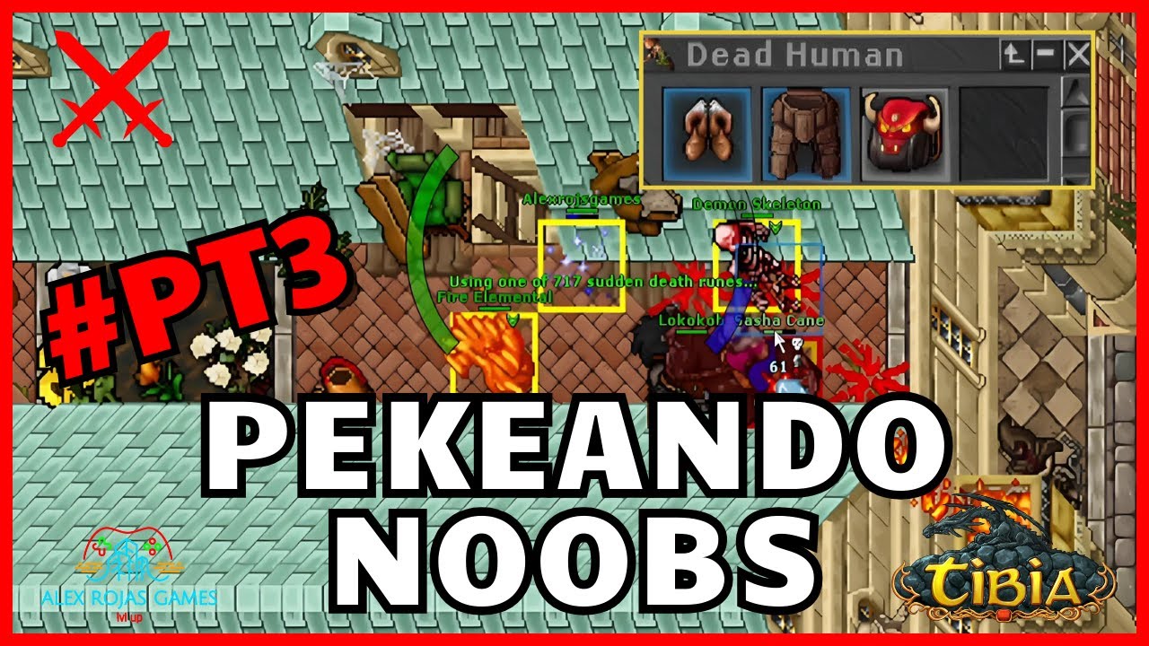 PEKEANDO NOOBS PT3 | TIBIA PK - YouTube