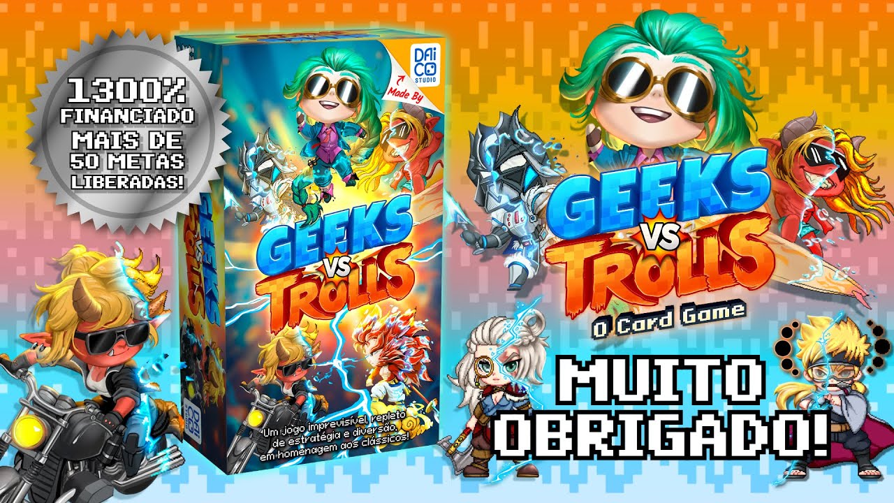 Geeks VS Trolls - O Card Game - YouTube