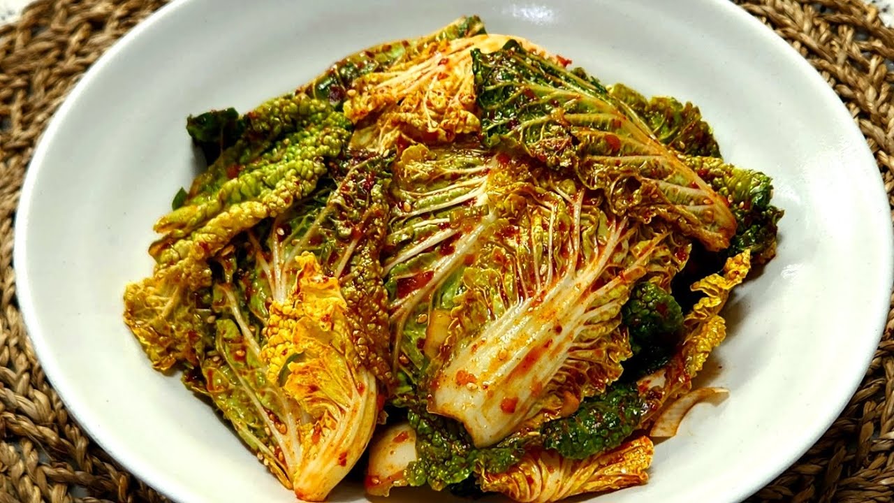 이제 봄동 겉절이 이렇게 드셔보세요 봄동 무침 맛있게 버무리는방법 무침요리 밑반찬요리 겉절이요리 봄동 무침요리 봄동무침 만드는법