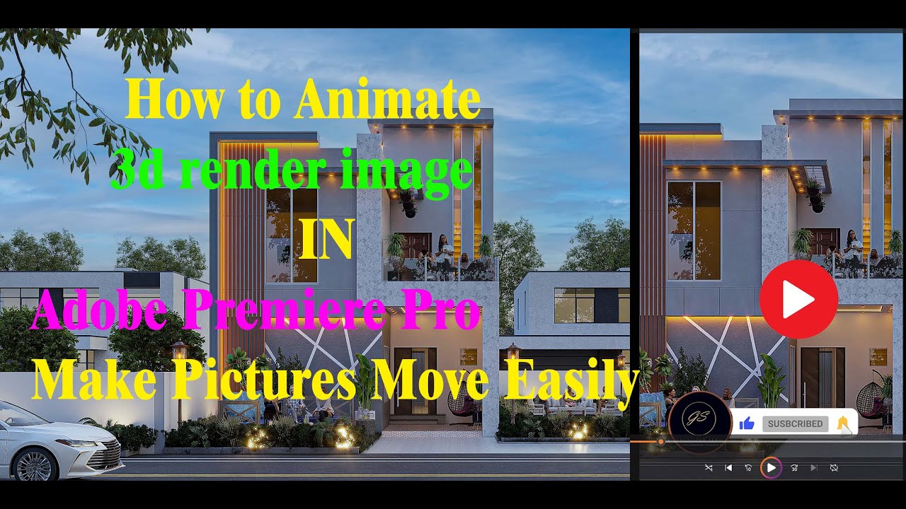 How to Animate 3D Render Image in Adobe Premiere Pro |UrduHindi - YouTube