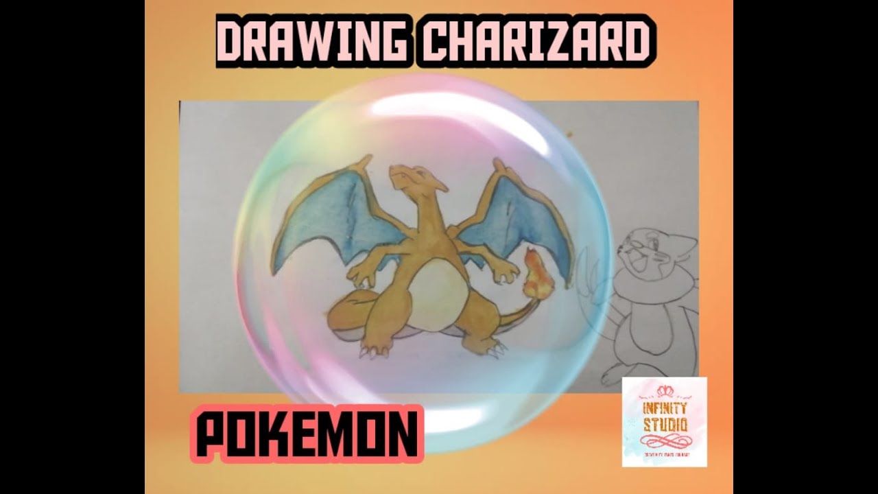 Drawing charizard from pokemon | INFINITY STUDIO RB 🌟 - YouTube