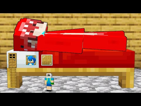 ENES VE BEBEK SONİC UMİ'nin YATAĞINA GİZLİ EV YAPTI 😱 Minecraft