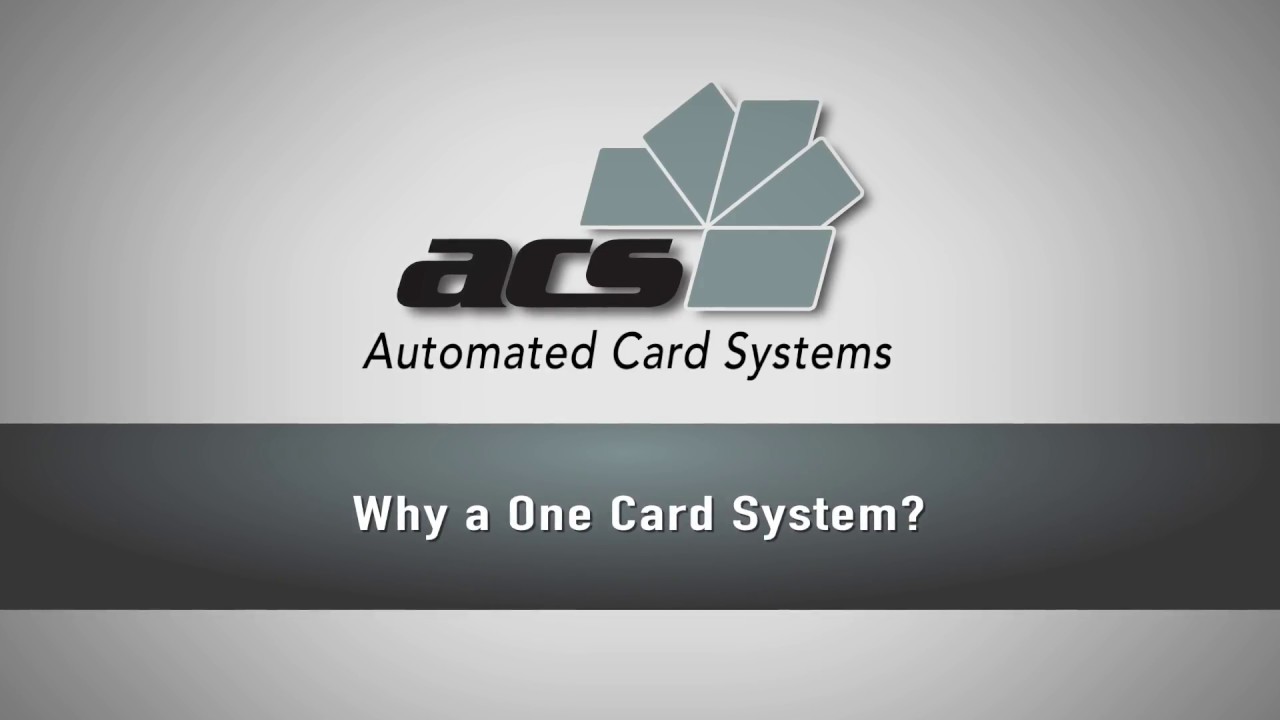 Why A One Card System - YouTube