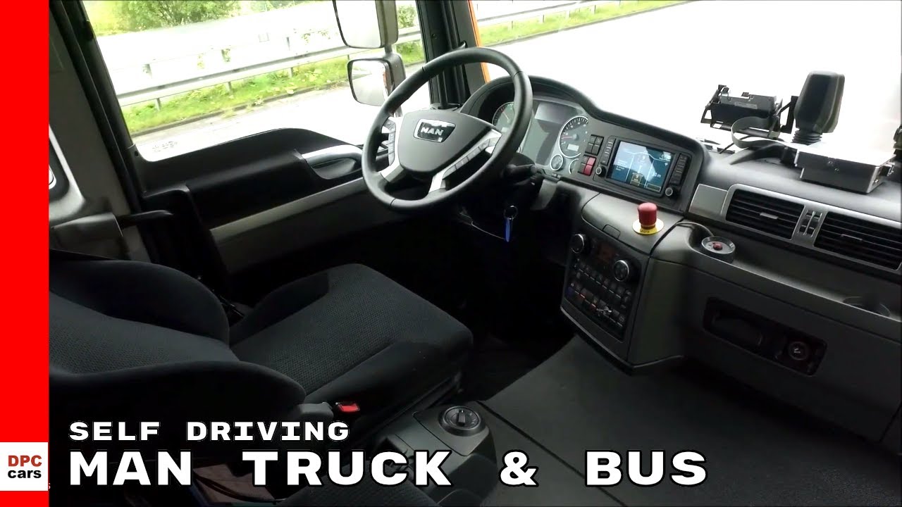 Autonomous Self Driving MAN Truck & Bus - YouTube
