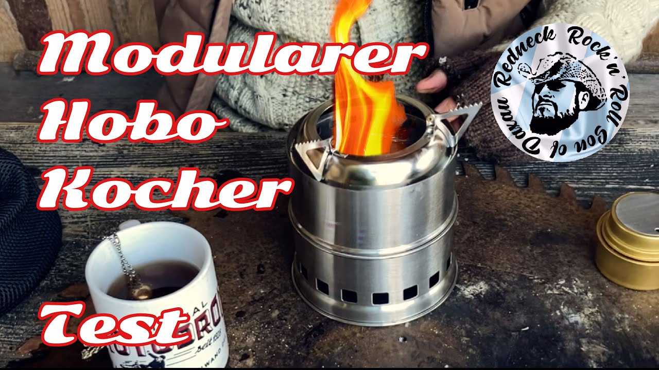 Notfallkocher Modularer Camping Kocher im Test MFH Fox outdoor Hobo ...