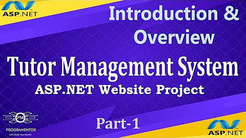 Tutor Management System | ASP.NET Project - YouTube