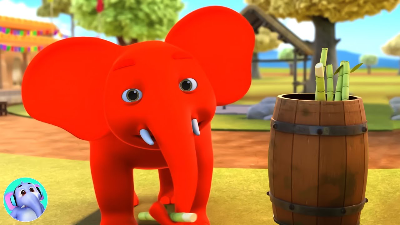 Ek Mota Hathi, एक मोटा हाथी, Hindi Cartoon & Rhymes for Children - YouTube