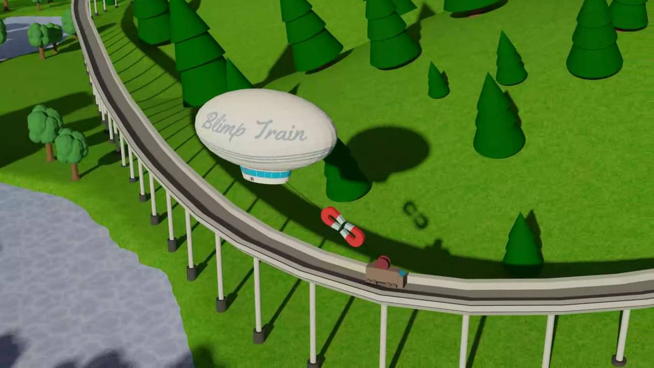 Blimp Train Animation - YouTube