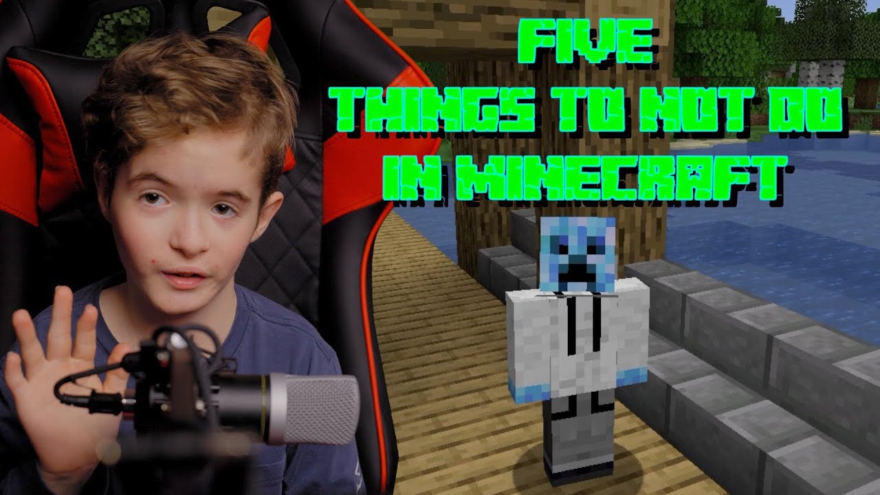 FIVE things to NOT do in MINECRAFT - YouTube