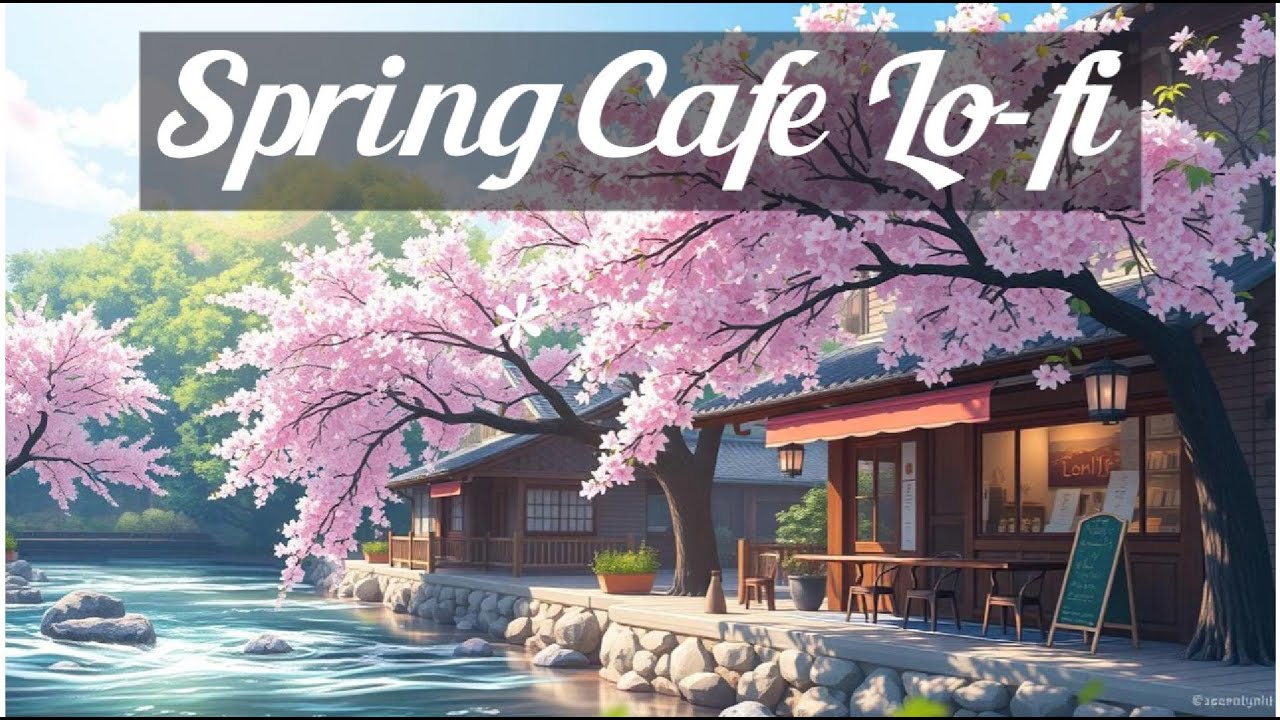 Spring Japanese Cafe Lo-fi ☕🌸| Spring Chill Music for Relaxing ...