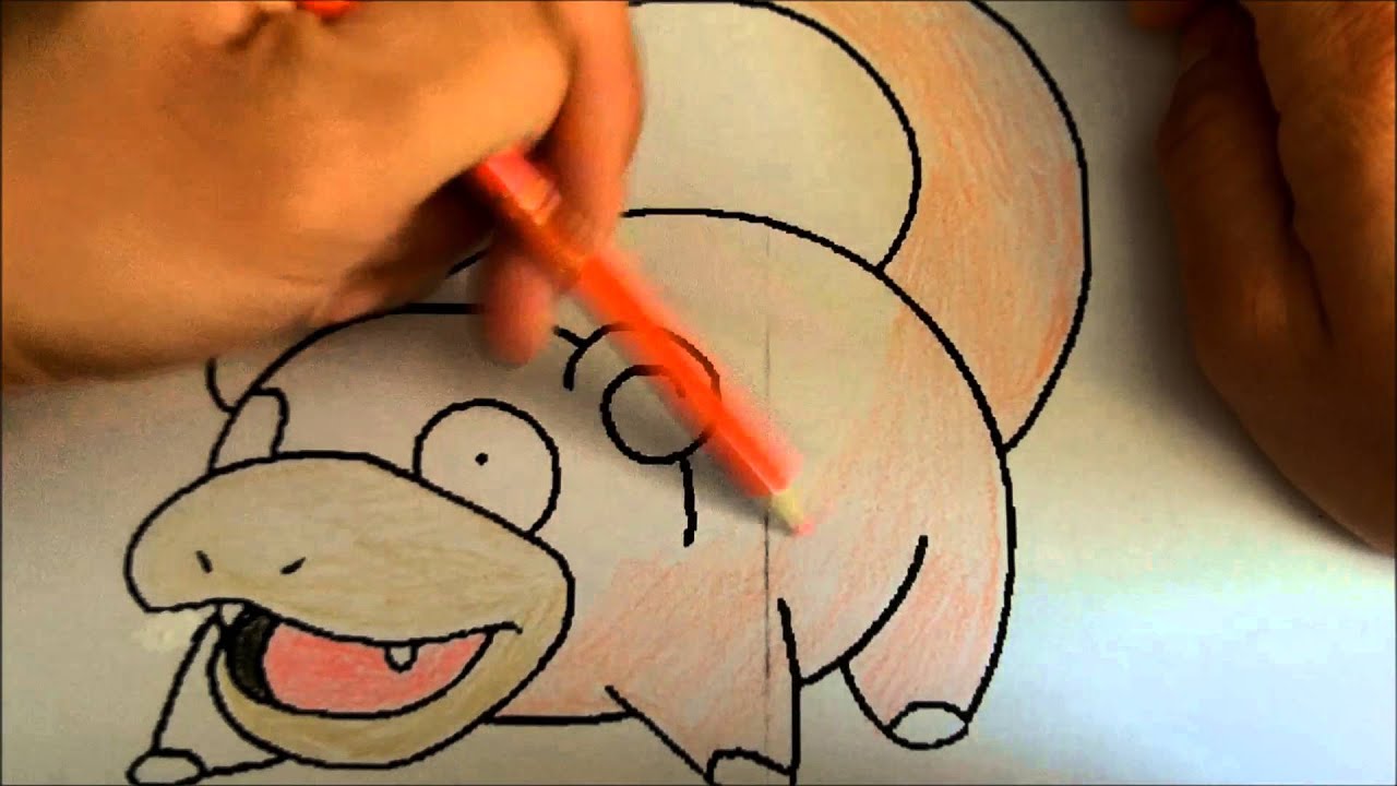 Slowpoke Coloring - YouTube