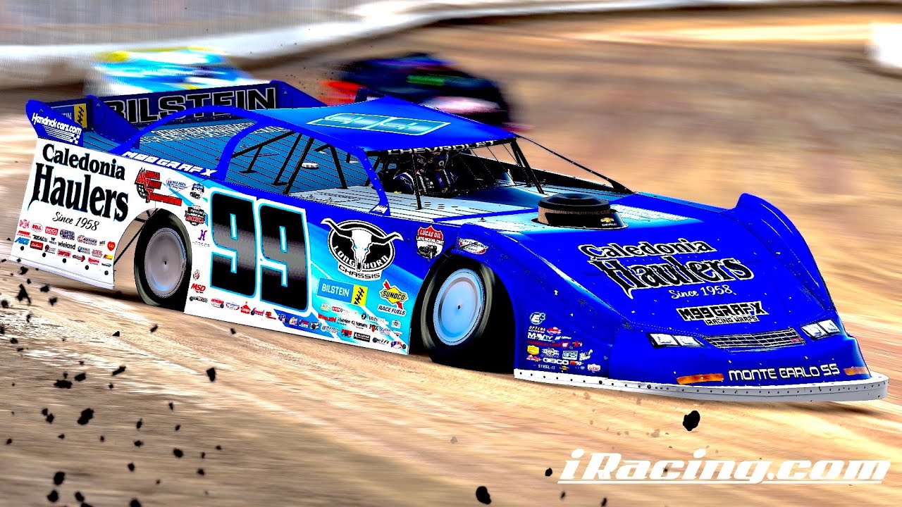 iRacing Dirt Super Late Models at Volusia - YouTube