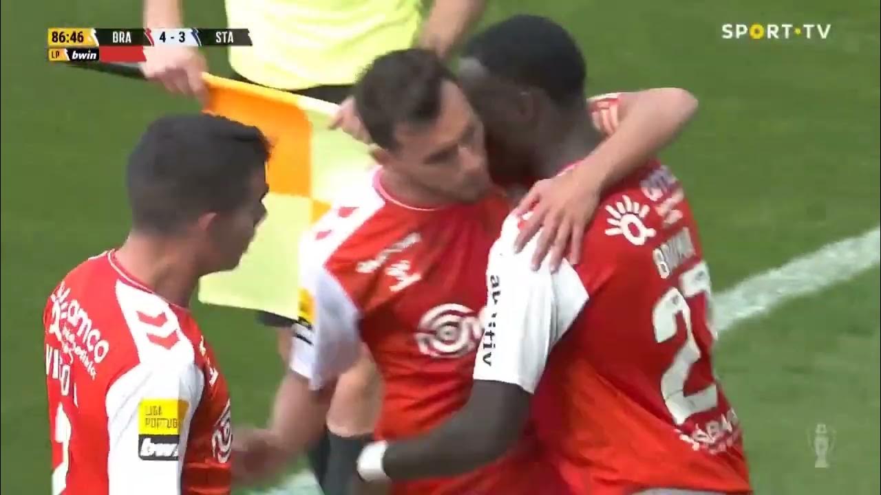 Golo Bruma: SC Braga (4)-3 Santa Clara - Liga Portugal bwin | SPORT TV - YouTube