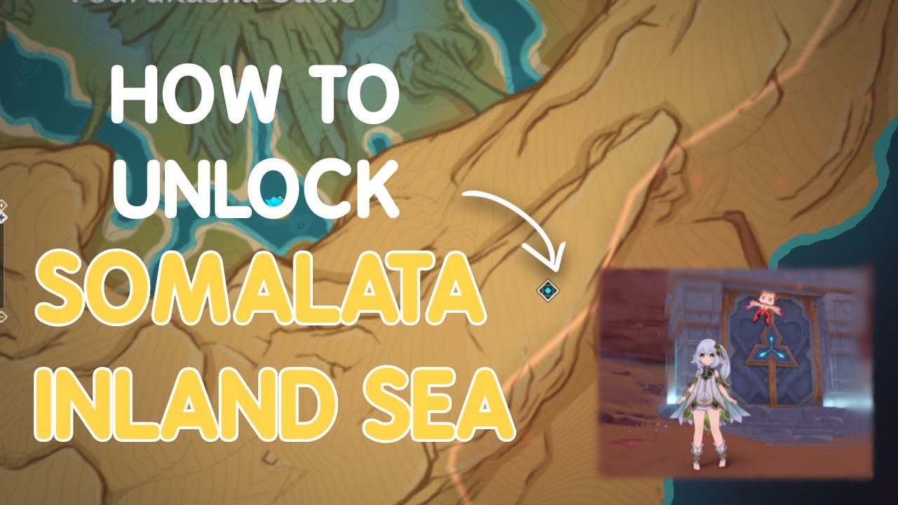 How to Unlock Somalata Inland Sea Domain (Genshin Impact 3.6) - YouTube