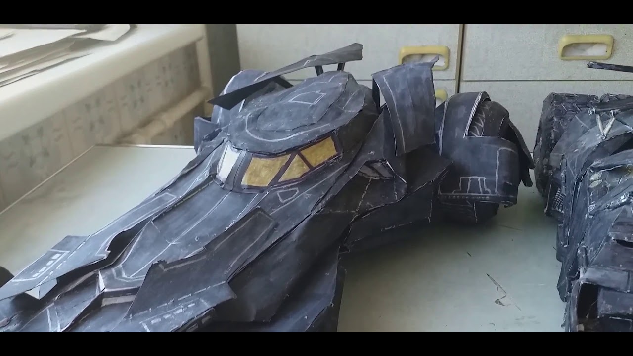 batmobile paper model - YouTube