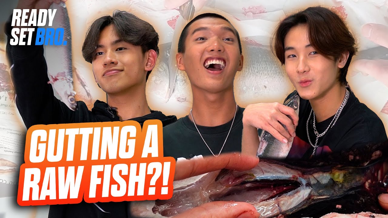 Can Gen Z's Gut a Raw Fish?! - YouTube