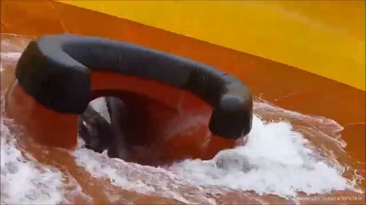 Tornado Chaser Water Slide POV @ Melaka Wonderland - YouTube