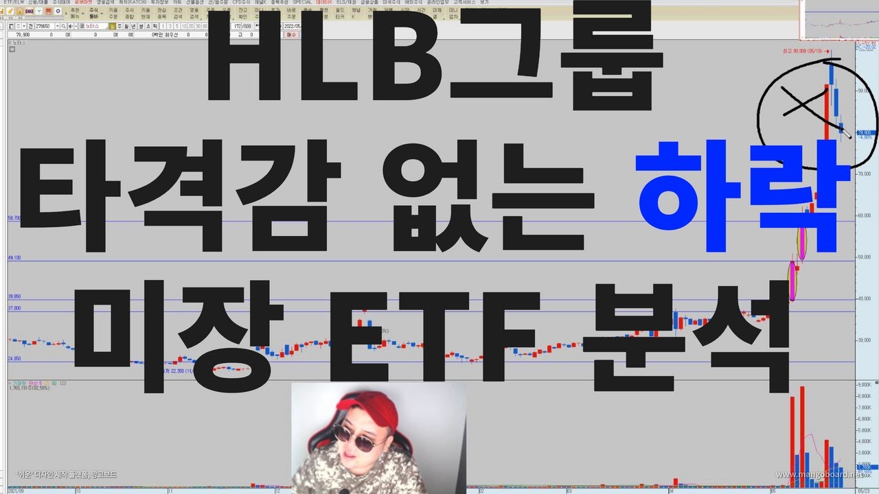 HLB그룹 타격감 없는 하락 / 미장 ETF분석 - YouTube