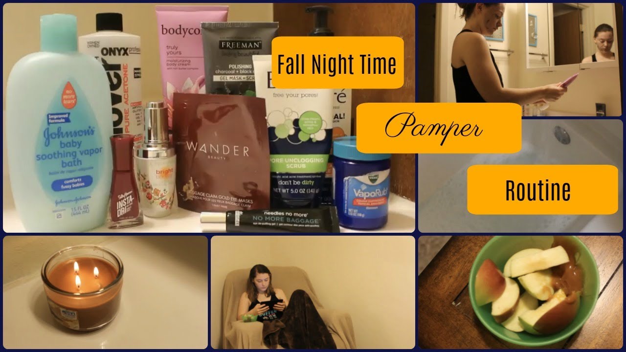 Fall Pamper Routine | Night Time | Sick Mom Pamper Routine | Cassandra ...
