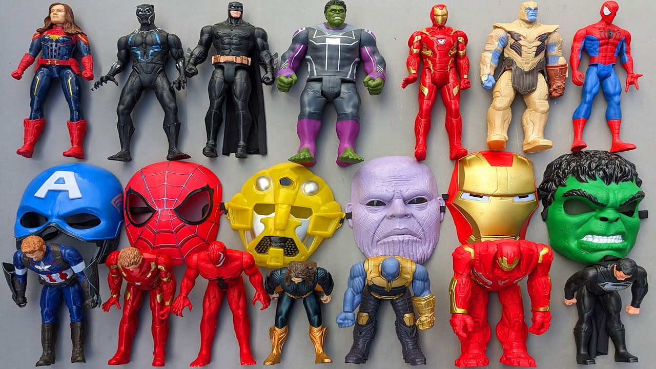 Avengers Assemble! Spider Man, Thanos, Hulk, Iron Man vs Captain ...