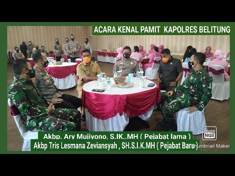 Acara Kenal Pamit Akbp. Ary Mujiyono, S.IK,.MH dengan Akbp Tris Lesmana ...