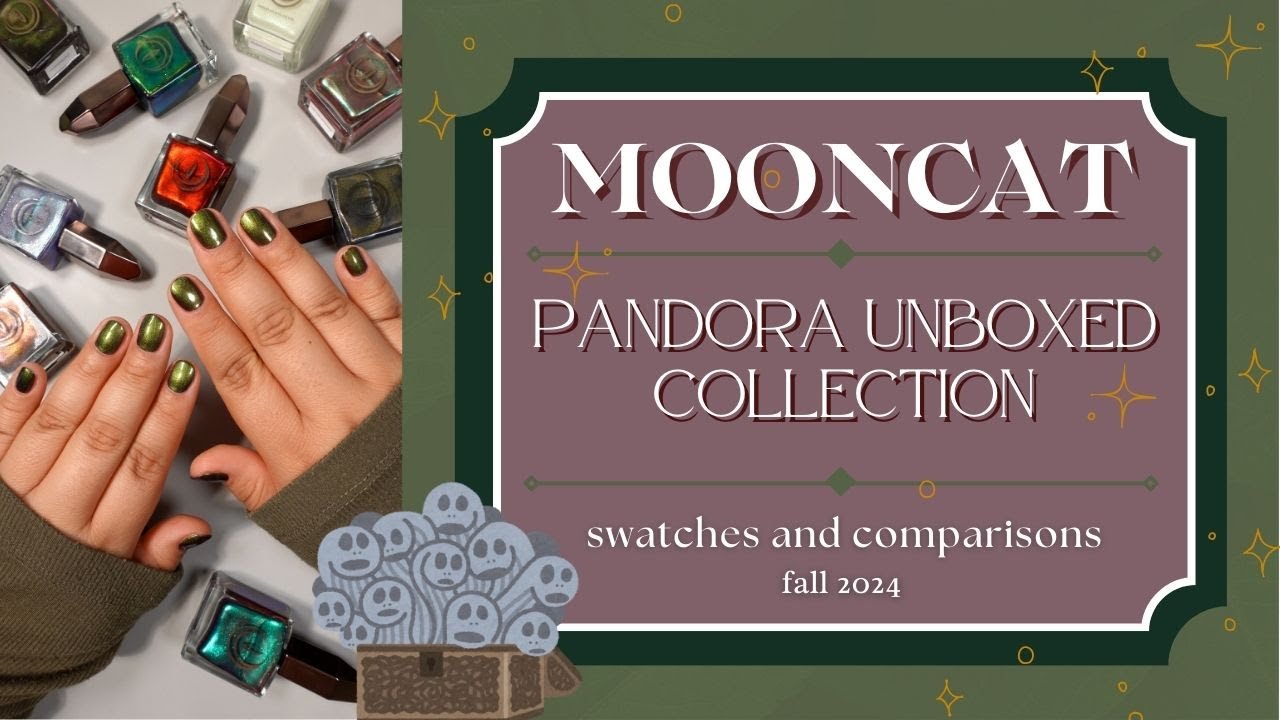 ️‍🔥 🎁 MOONCAT pandora unboxed collection | swatches + comparisons - YouTube