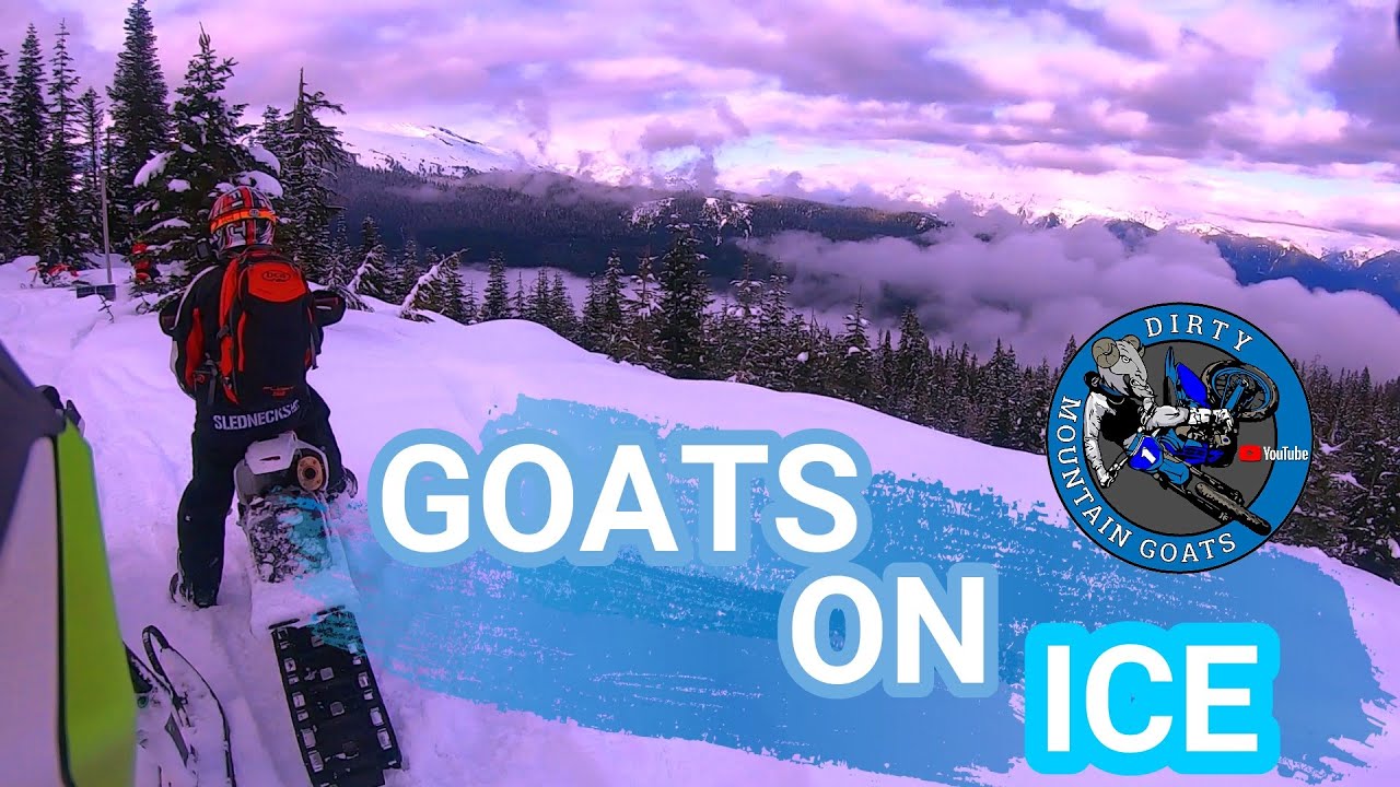 Goats on Ice - PNW Snow Biking at it's BEST! - YouTube