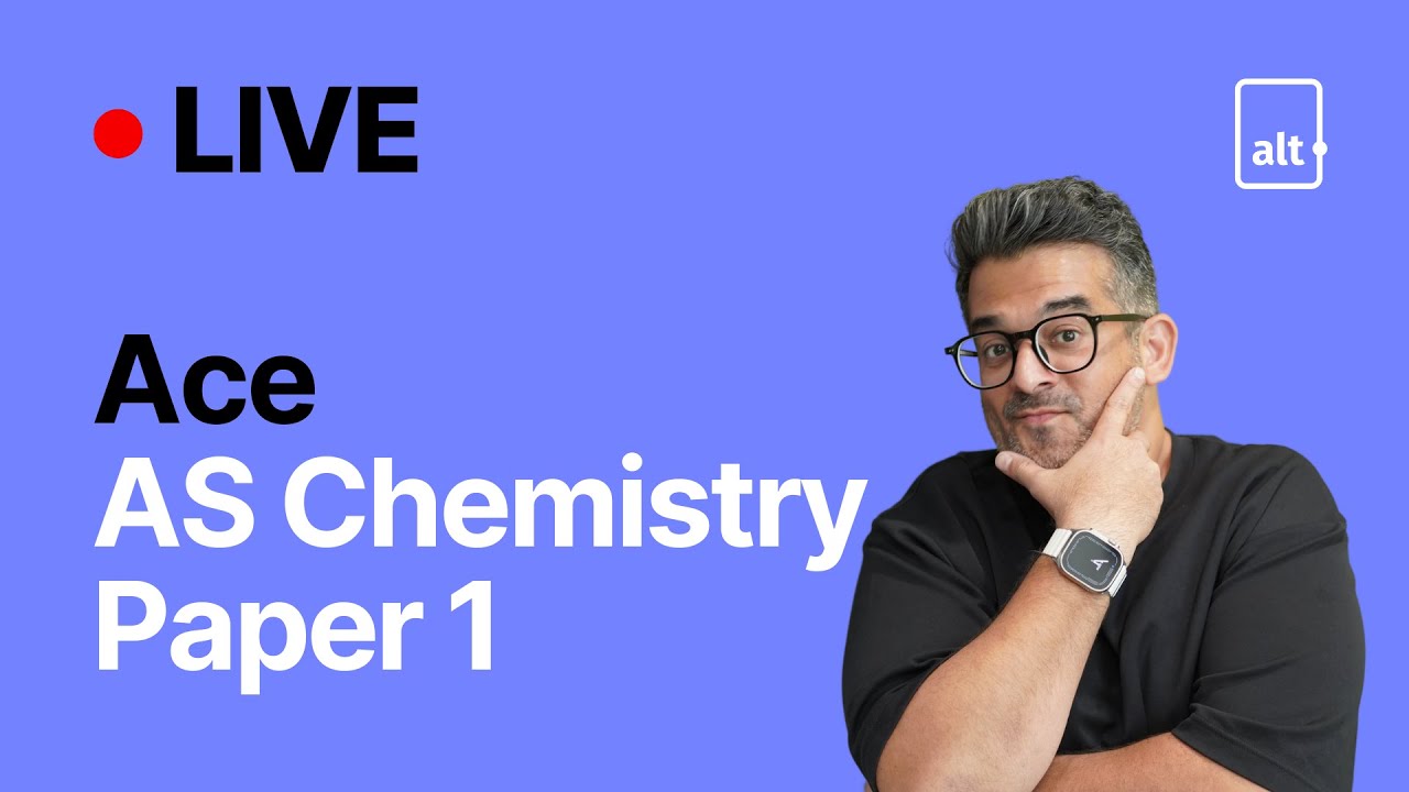 CAIE AS Level Chemistry Paper 1 LIVE - YouTube