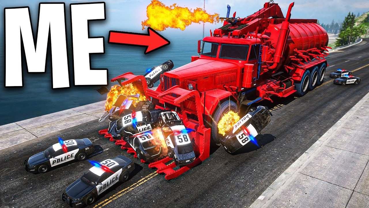 Robbing Banks with Biggest Cursed Cars on GTA 5 RP - YouTube