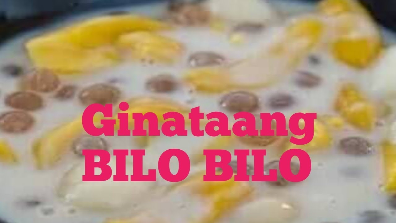 Quickly cook ginataan bilo -bilo Filipino food/glutenous rice recipe # ...