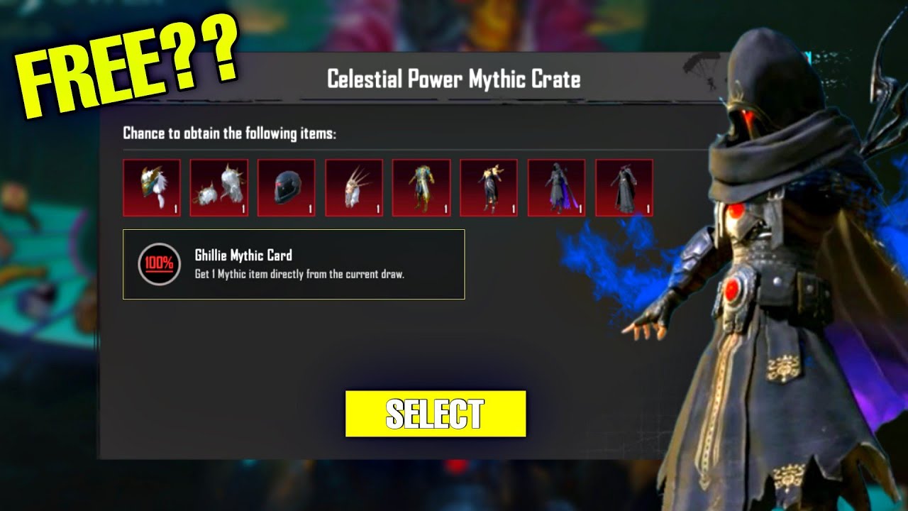 GET FREE MYTHIC SET | CELESTIAL POWER SPIN - PUBG Mobile - YouTube