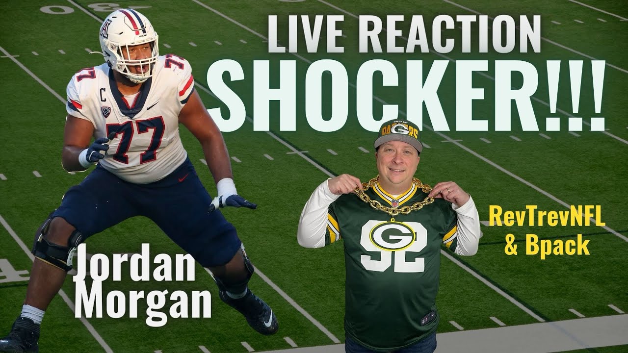 Live Reaction to my Green Bay Packers selecting Jordan Morgan in the ...