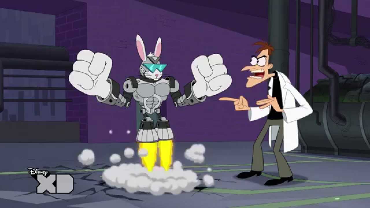 Phineas and Ferb - Return Of The Rogue Rabbit - Super Rabbit! - Disney ...