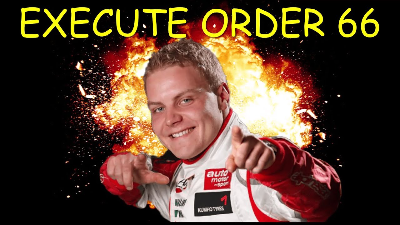 Valtteri Bottas executes order 66 [MEME] - YouTube