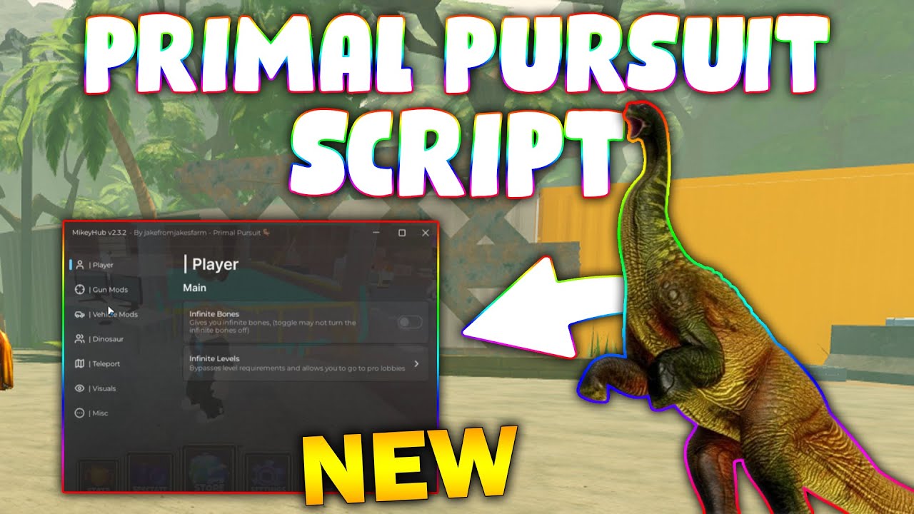 *NEW* Primal Pursuit Script (PASTEBIN 2025) (INFINITI AMMO , FAST FIRERATE , ESP , NO SPREAD ...
