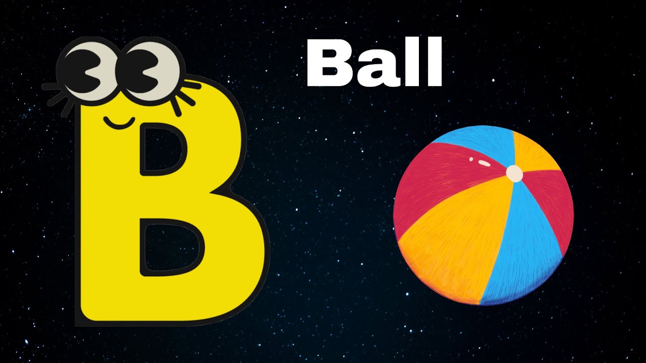 Phonics Letter B Song | B is For Ball | Alphabet Song | KidPreps - YouTube