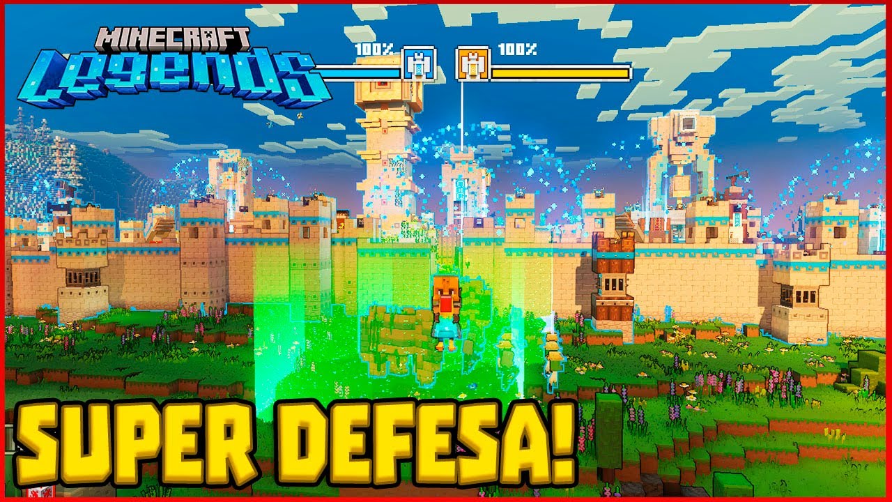Como fazer base 100% segura no Minecraft Legends - YouTube