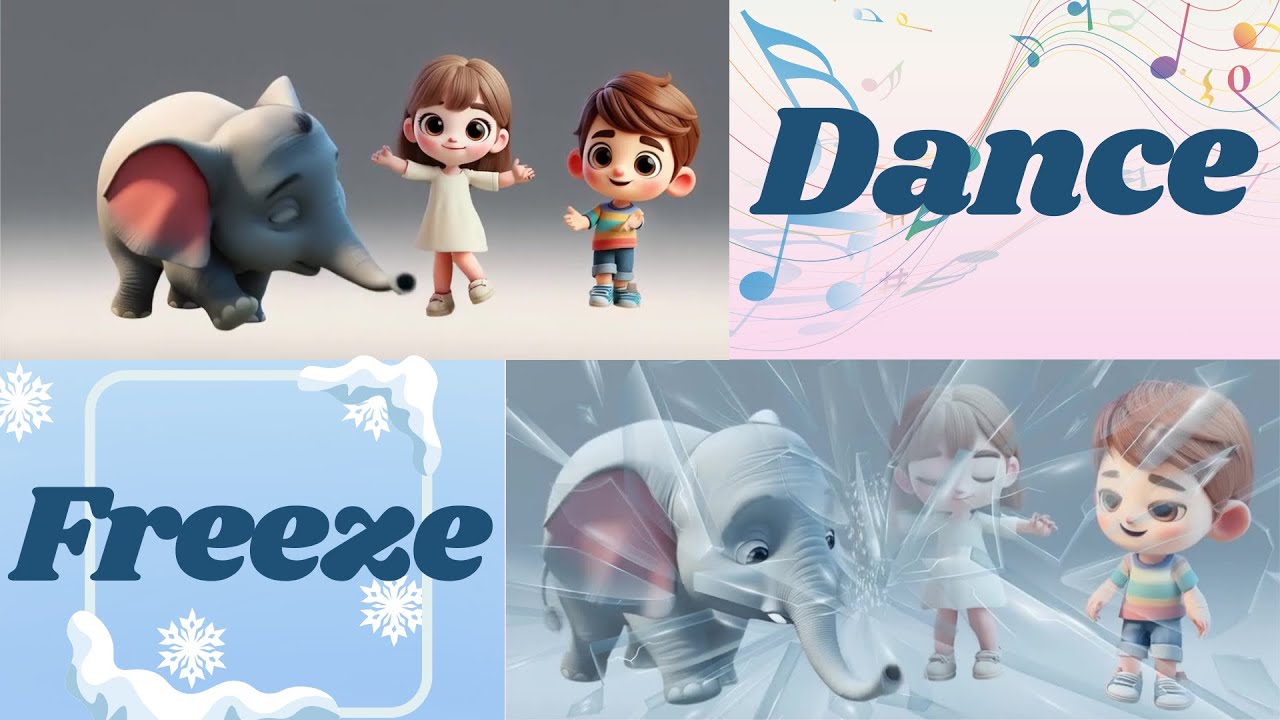 The Dance Freeze Song 2 | Jump and Wiggle! Fun Dance Moves Song ...