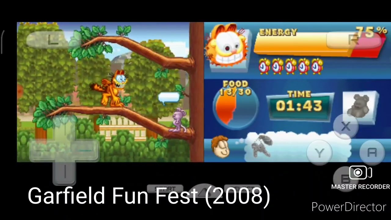 All Garfield DS Games - YouTube