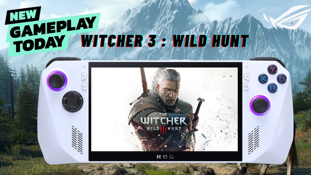 ROG ALLY - Witcher 2 Wild Hunt Gameplay - YouTube