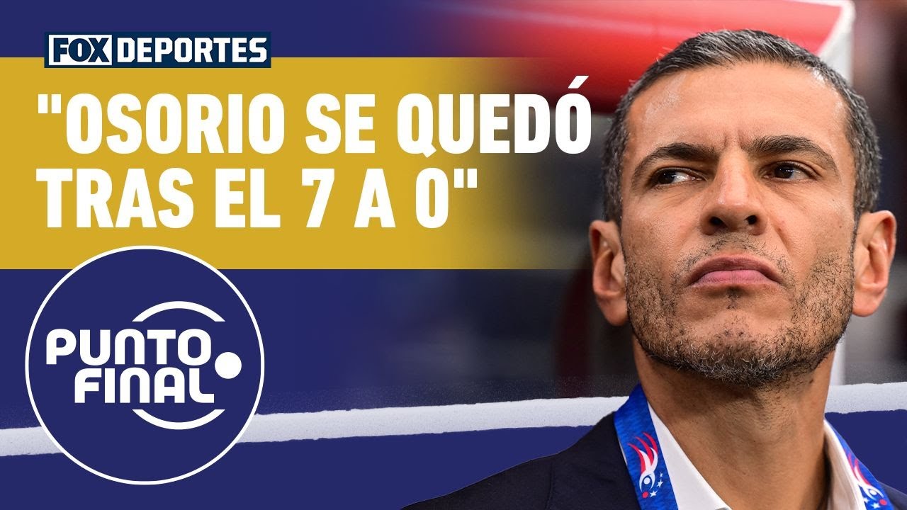 "SOSTUVIERON A OSORIO DESPUÉS DEL 7-0...", ¿Y al Jimmy ya lo condenaron ...
