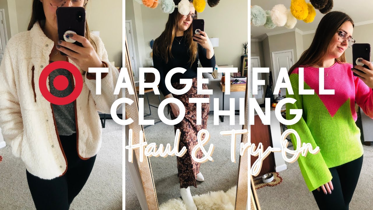 TARGET FALL CLOTHING HAUL & TRY-ON // (+ Target Fall Designer ...
